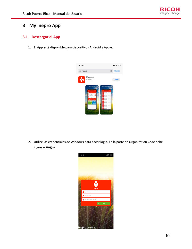 Manual de Sistema de Impresión Inepro | Biblioteca UAGM