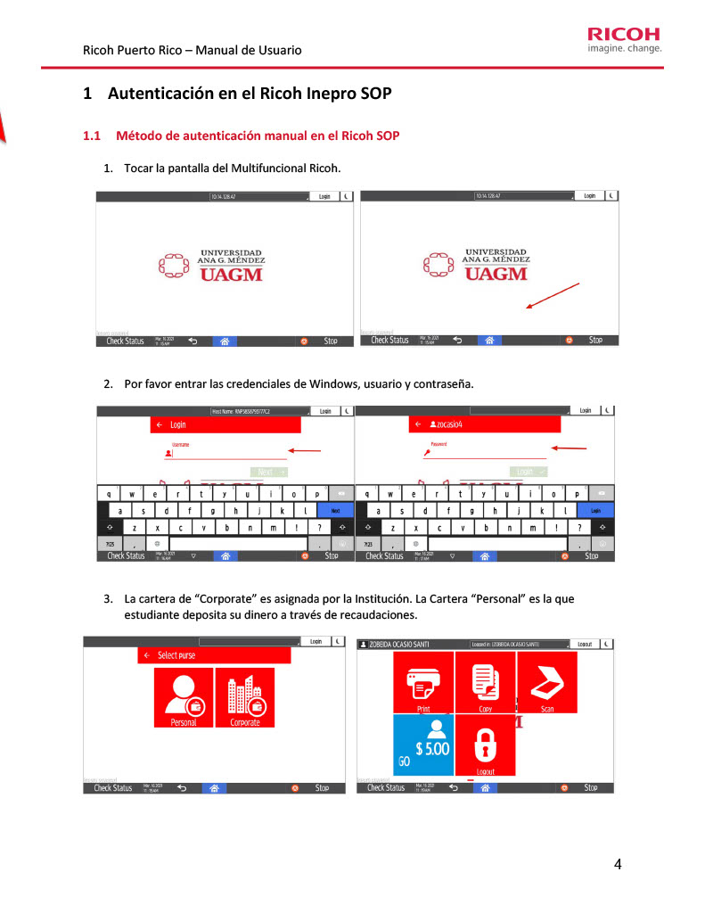 Manual de Sistema de Impresión Inepro | Biblioteca UAGM
